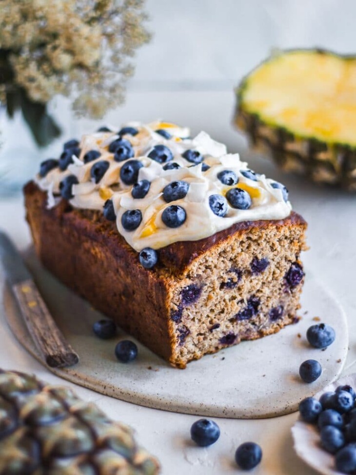 Wholesome vegan hummingbird cake loaf - Rainbow Nourishments