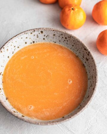Mandarin Orange Tart (vegan) - Rainbow Nourishments