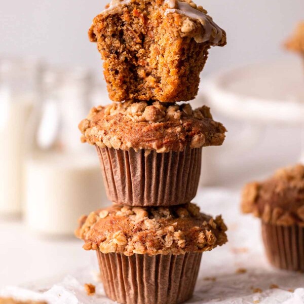 Vegan Carrot Muffins - Rainbow Nourishments