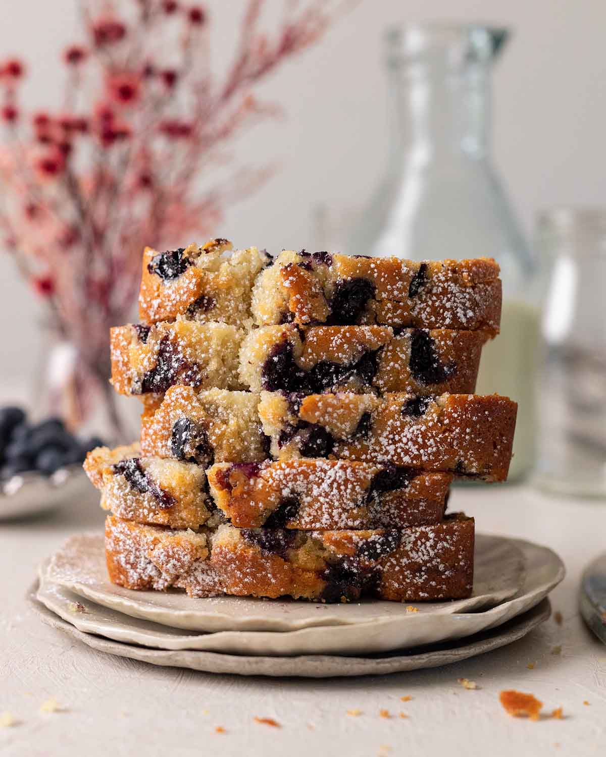 Vegan Blueberry Bread - Rainbow Nourishments