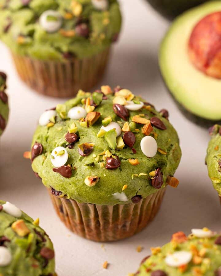 Vegan Avocado Muffins - Rainbow Nourishments