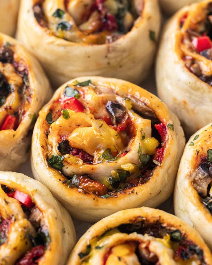 Vegan Pizza Rolls - Rainbow Nourishments