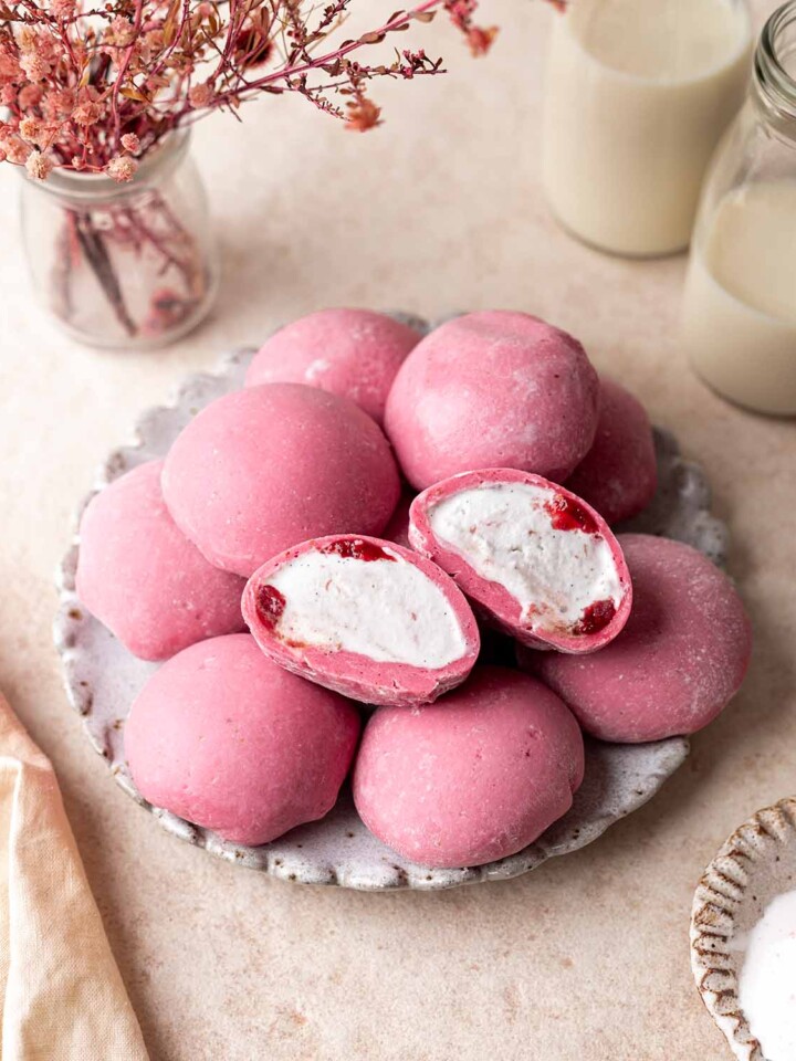 Coconut Peanut Mochi (lo mai chi) - Rainbow Nourishments