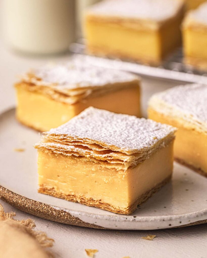 Vegan Vanilla Slice - Rainbow Nourishments