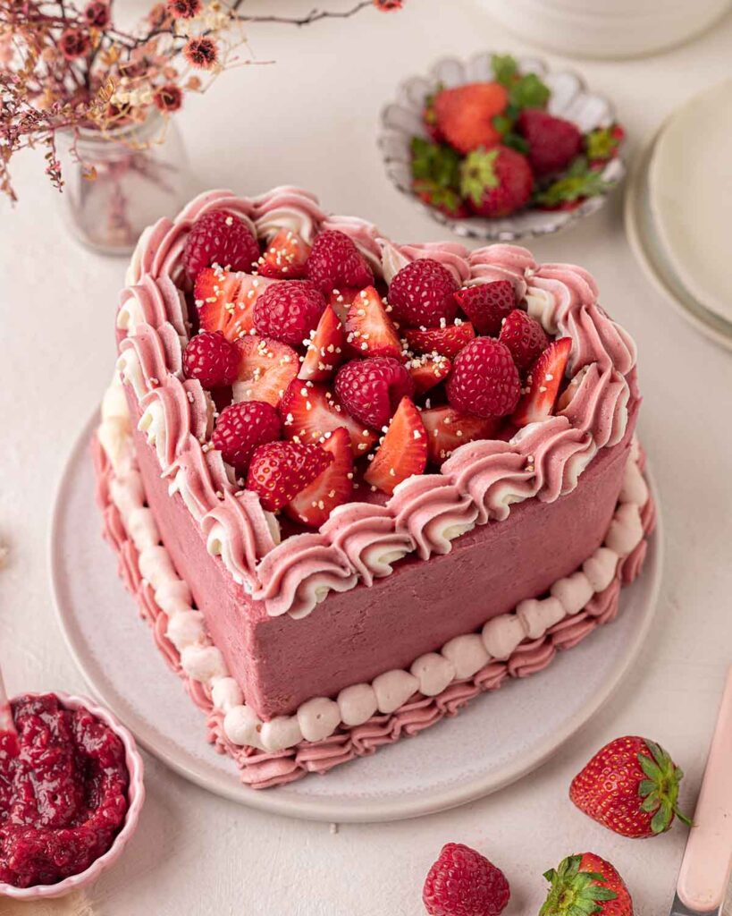 Heart Shaped Cake Tutorial Vegan Recipe Heart Shaped Cake Tutorial Vegan Recipe