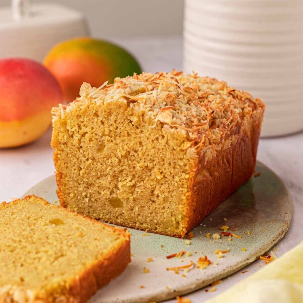Mango Bread (vegan & eggless) - Rainbow Nourishments