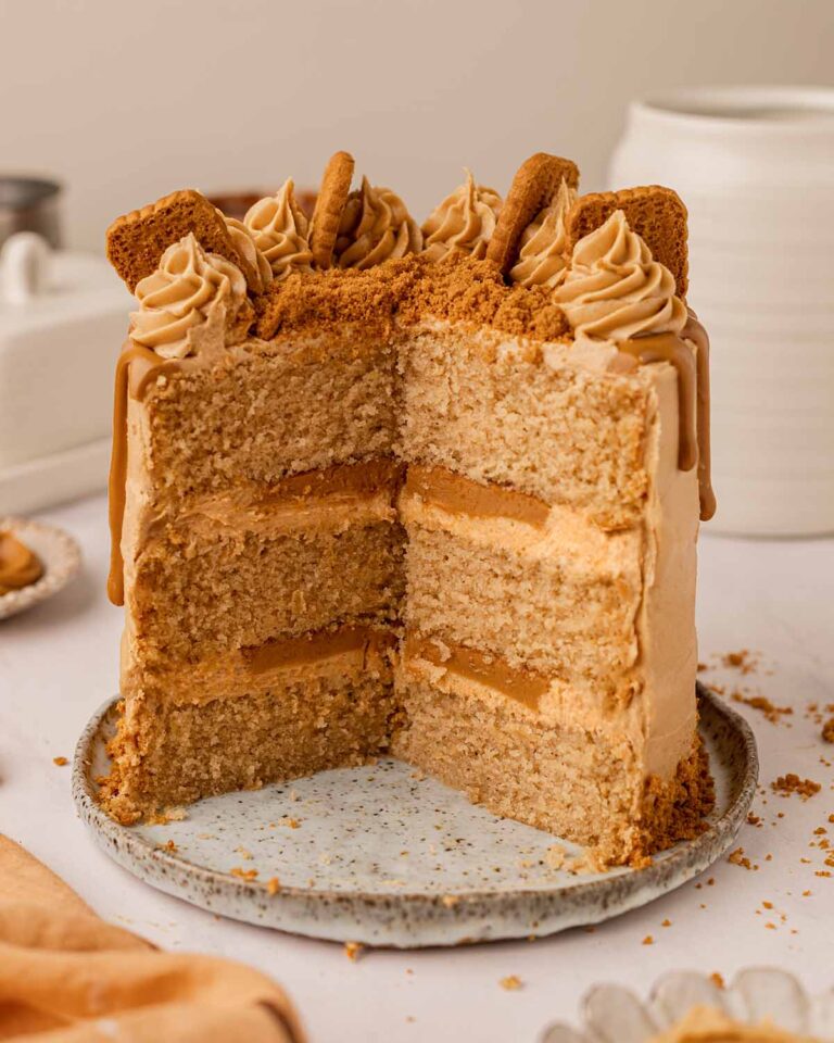Vegan Biscoff Cake - Rainbow Nourishments