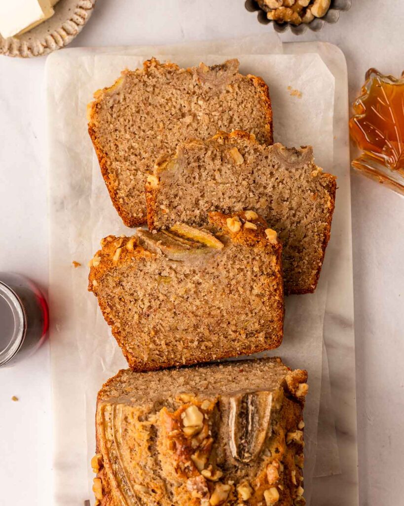 Vegan Maple Banana Bread - Rainbow Nourishments