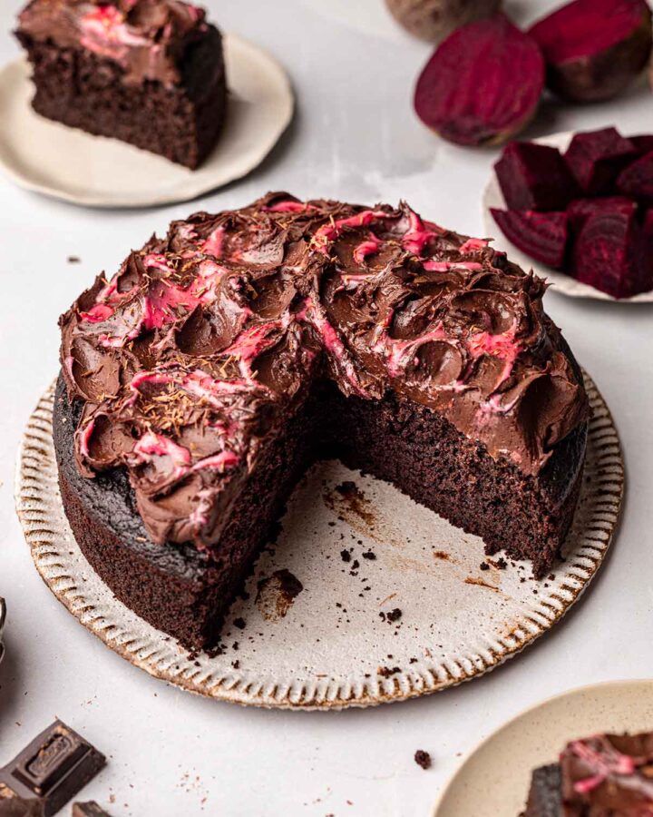 Chocolate Beetroot Cake (vegan) - Rainbow Nourishments