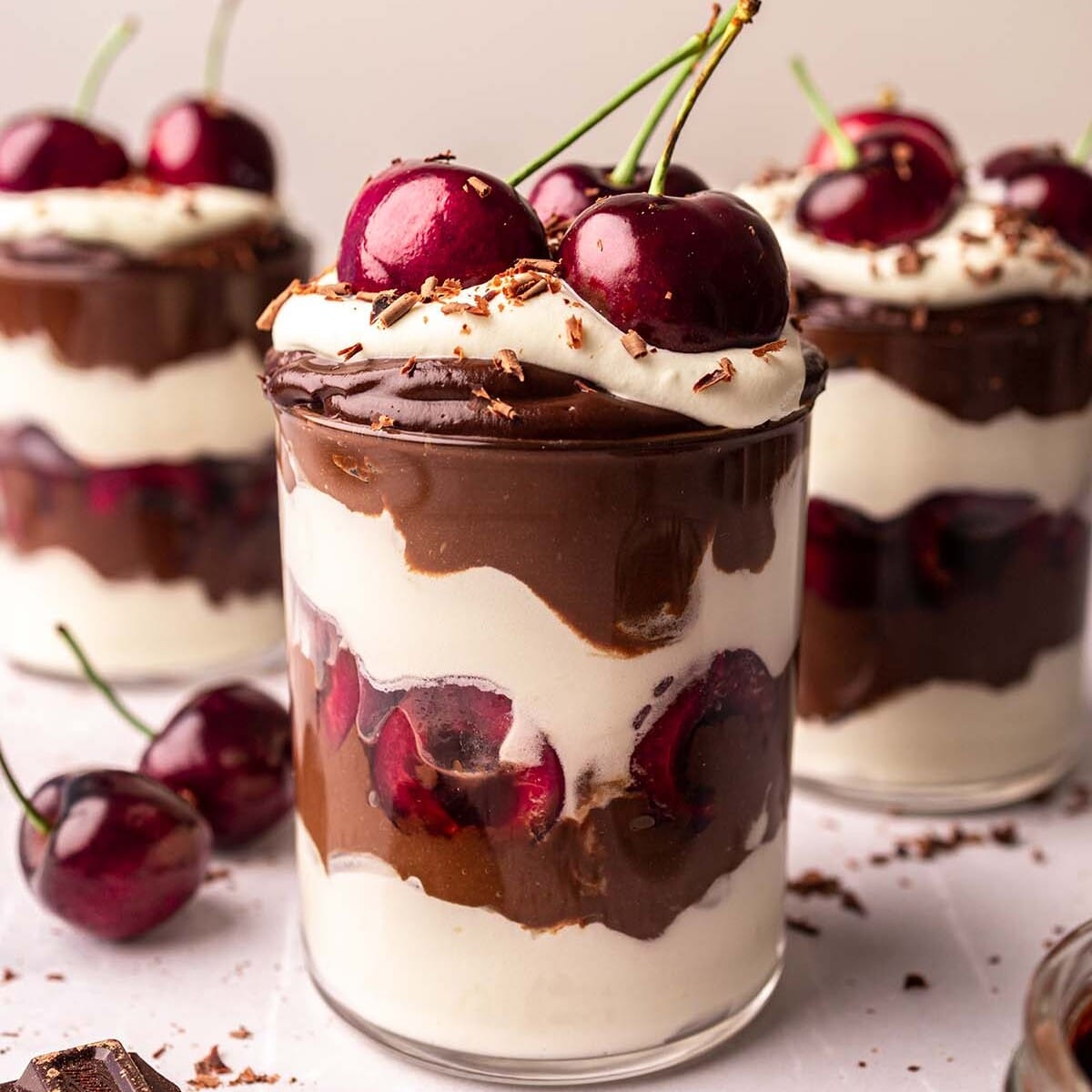 Black Forest Dessert Cups - Rainbow Nourishments