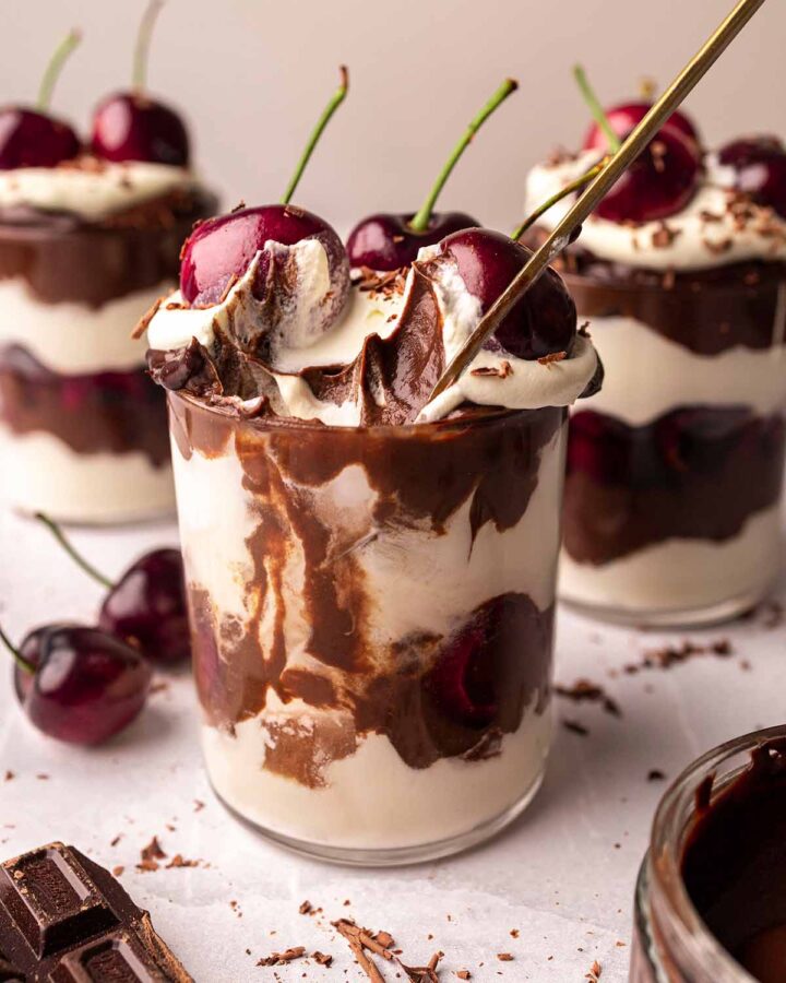 Black Forest Dessert Cups - Rainbow Nourishments
