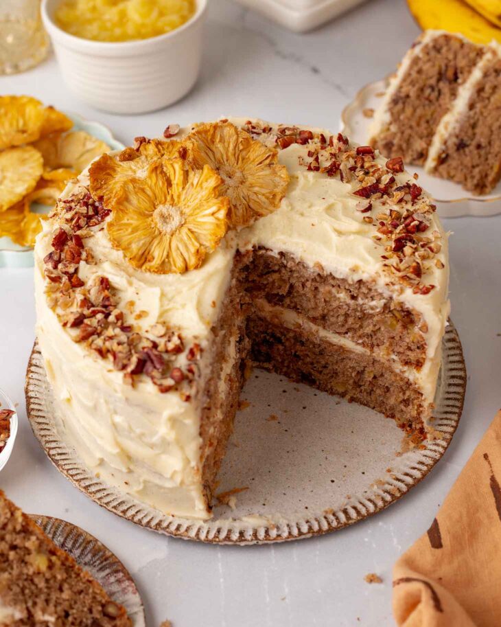 Vegan Hummingbird Cake - Rainbow Nourishments
