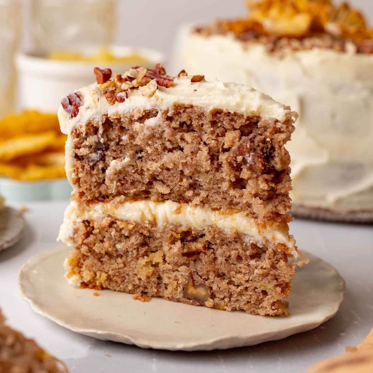 Vegan Hummingbird Cake - Rainbow Nourishments